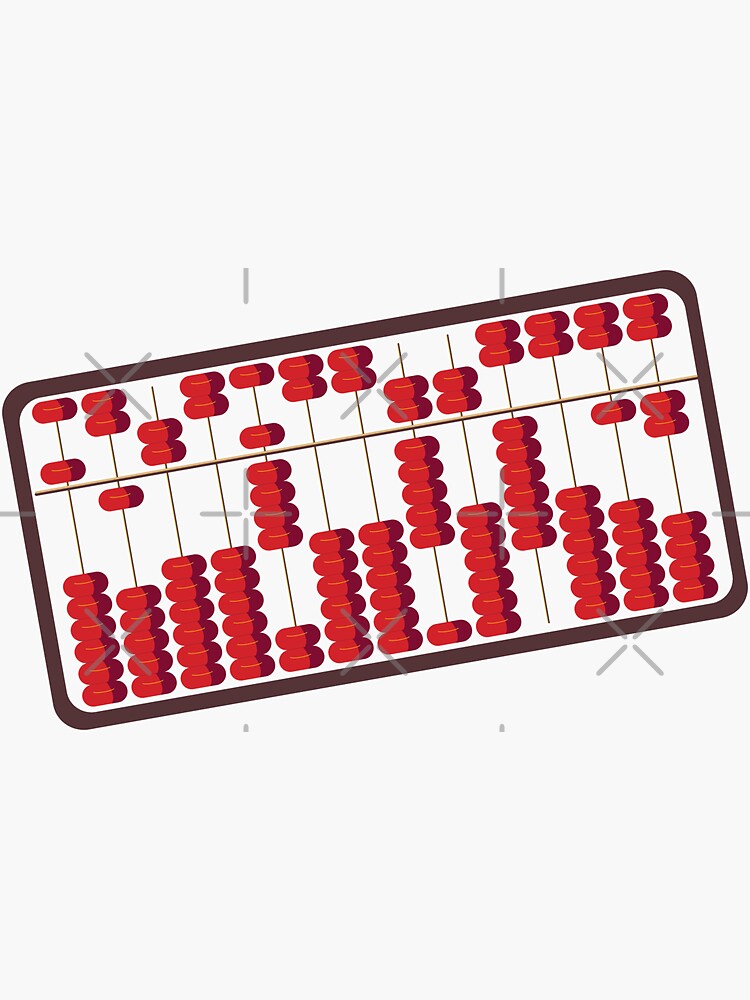 "Abacus" Sticker for Sale by franktact | Redbubble