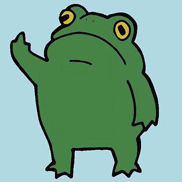 "Frog Off" Sticker for Sale by CalistaK | Redbubble