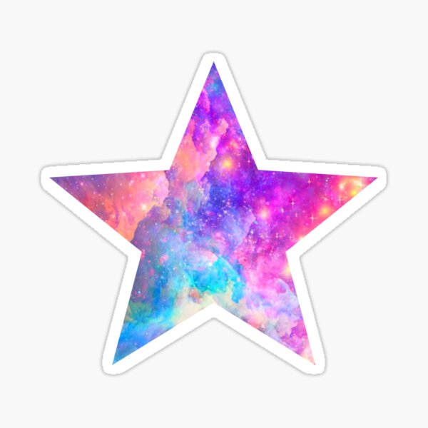 "Galaxy Star " Sticker for Sale by katbell1 | Redbubble