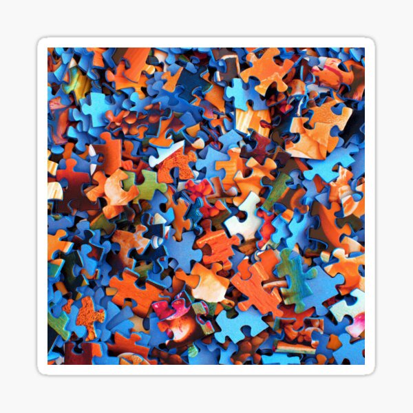 "Jigsaw Puzzle Pieces" Sticker for Sale by skc-images | Redbubble