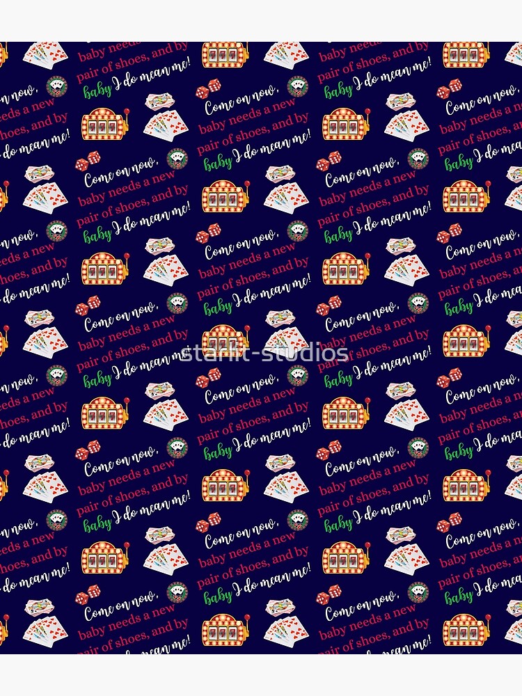 "Come On Now Casino Gaming Poker Slot Machine Gambling " Backpack for ...