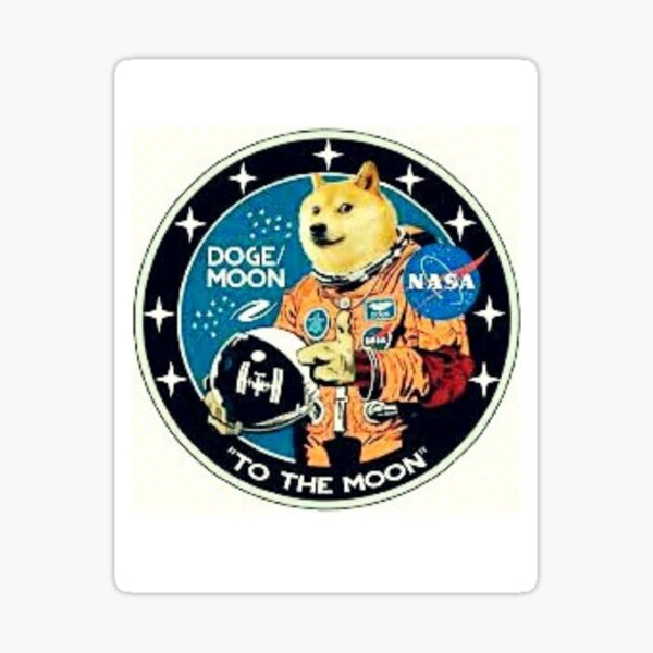 "Doge Coin Sticker" Sticker for Sale by Tenegal | Redbubble