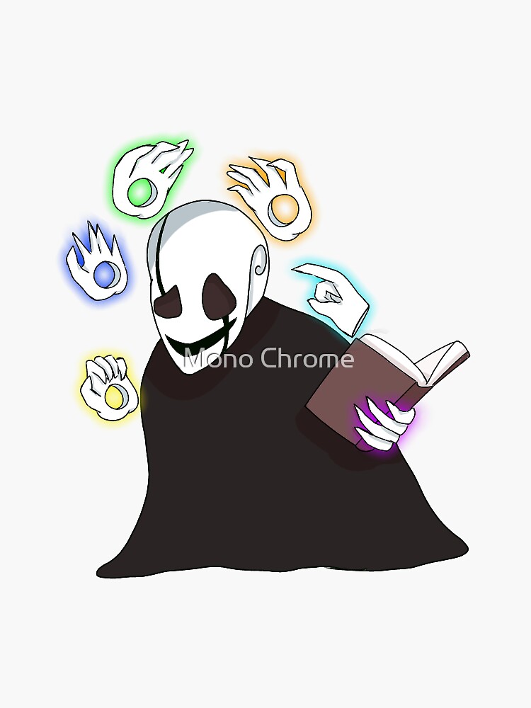 "W.D Gaster Undertale" Sticker for Sale by amirightfellas | Redbubble