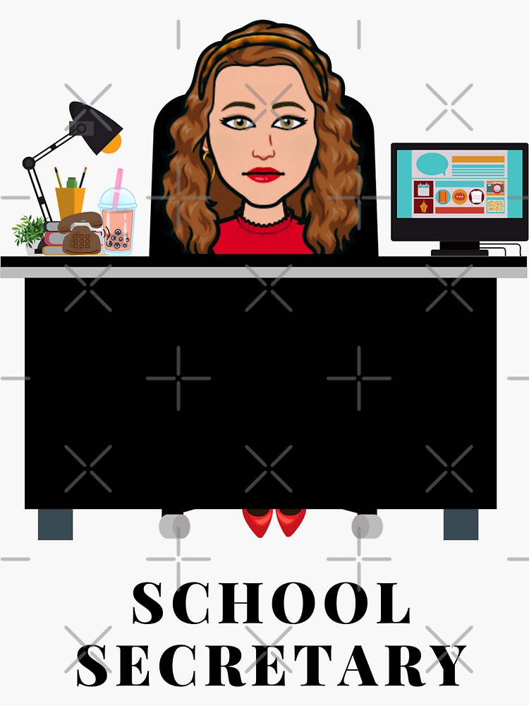 "School Secretary" Sticker by Sarahi50 | Redbubble