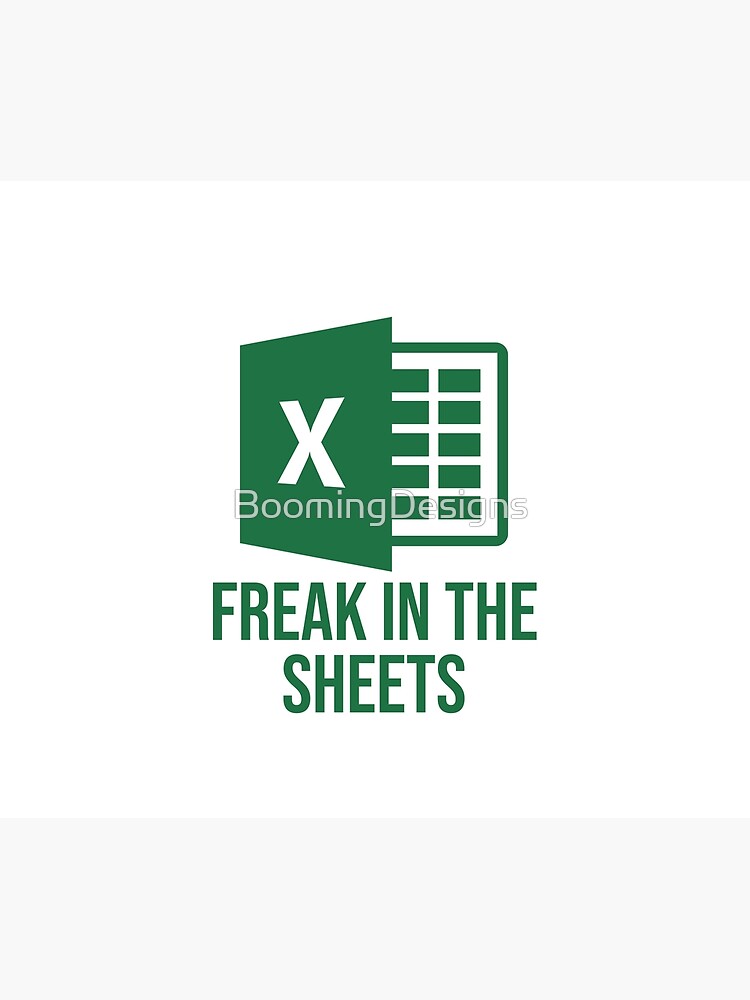 "Excel Freak in the Sheets - Funny Excel Design" Throw Blanket for Sale ...