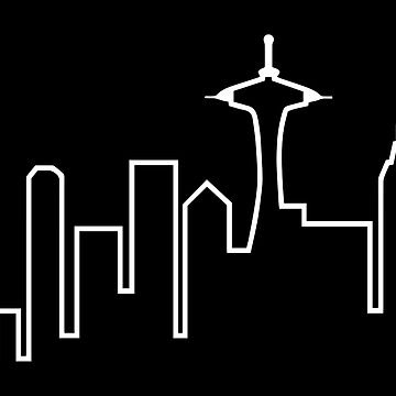 "Seattle Skyline (Frasier)" Postcard for Sale by fandemonium | Redbubble