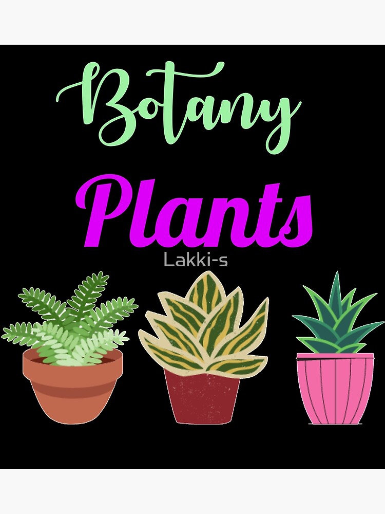 "Botany plants" Poster by Lakki-s | Redbubble