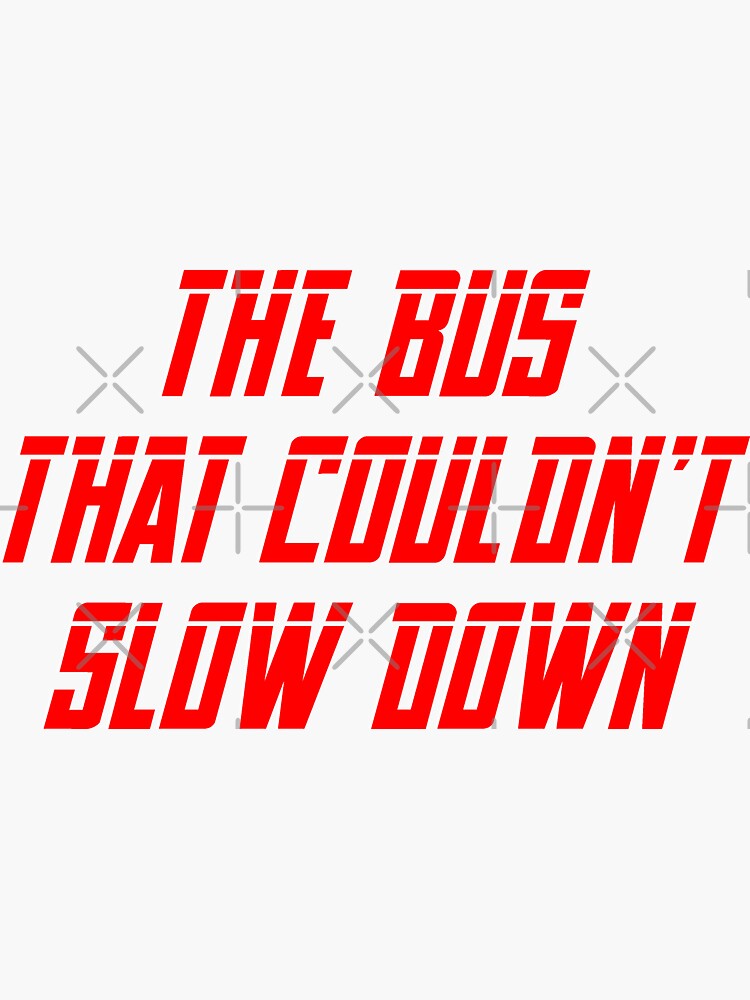 "The bus that couldn't slow down – Simpsons, Homer" Sticker by ...