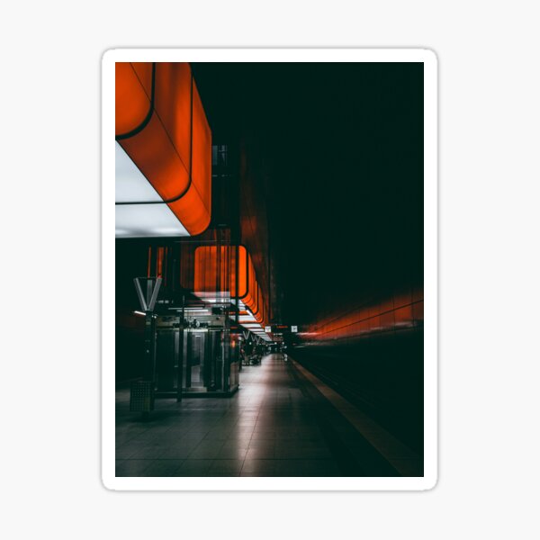 "Subway station" Sticker by FigureAndFold | Redbubble