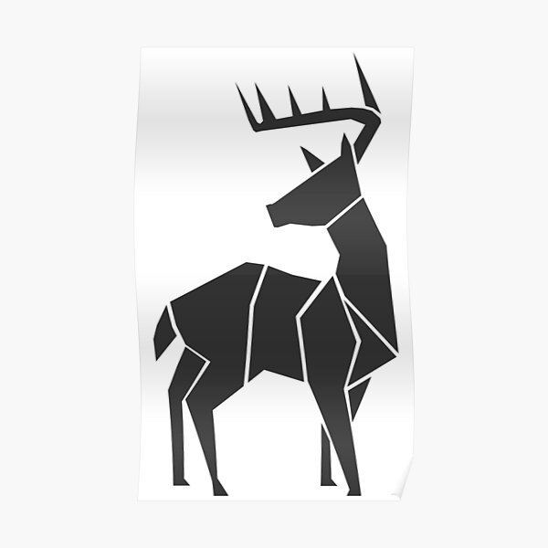"moose polygon style drawing" Poster by Muditha88 | Redbubble