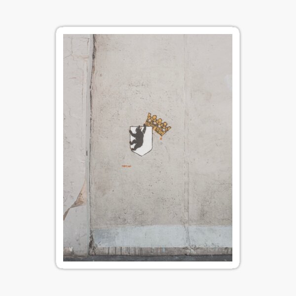 "Berlin Wall" Sticker for Sale by FigureAndFold | Redbubble