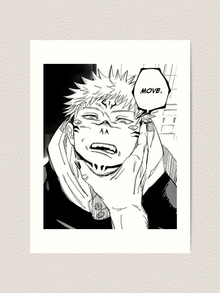 "Sukuna Manga Panel | Jujutsu Kaisen" Art Print by AoiDoi | Redbubble