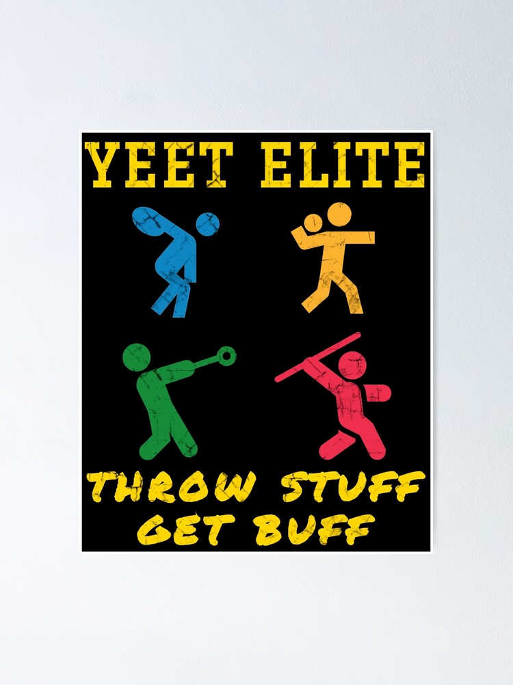 "TRACK FIELD DISCUS HAMMER JAVELIN THROW SHOT PUT YEET ELITE FUNNY ...
