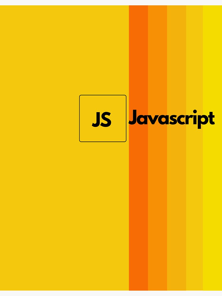 "JavaScript Programmer design" Sticker for Sale by ayoubcoder | Redbubble