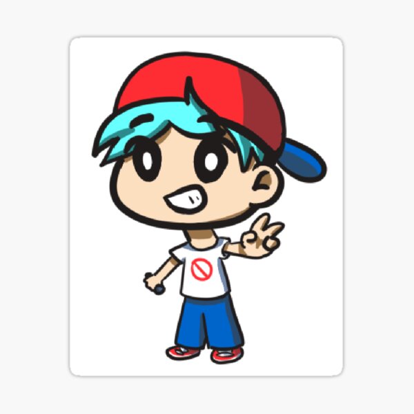 Pegatina «mi hermano pidió novio fnf signo de la paz» de Kittycathead ...