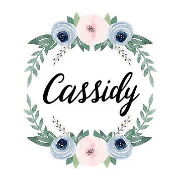 "Cassidy" Sticker for Sale by Arianna Gallardo | Redbubble