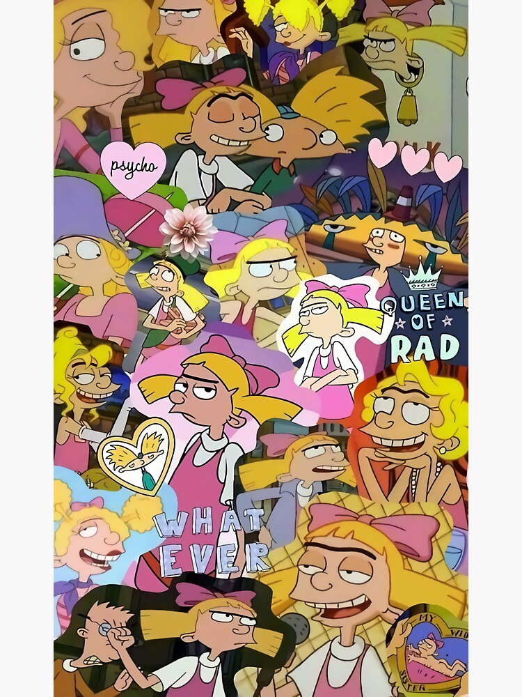 "CUTE HELGA COLLAGE" Sticker for Sale by elaneworth | Redbubble