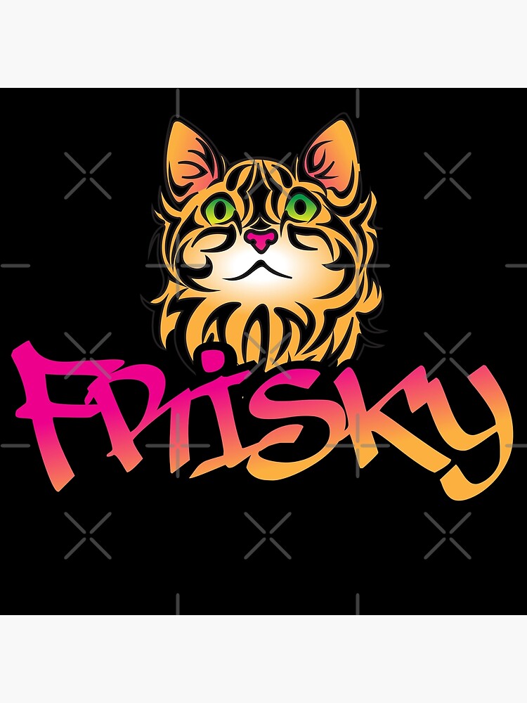 "Girls Night Frisky Kitty ;) " Poster by ReRevolution | Redbubble