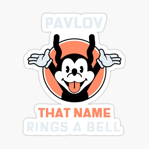 "Pavlov That Name Rings A Bell" Sticker for Sale by SS-Trend-House ...