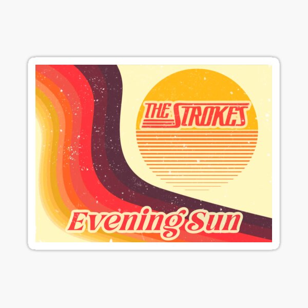"Evening Sun Strokes" Sticker for Sale by ICheckmateThee | Redbubble
