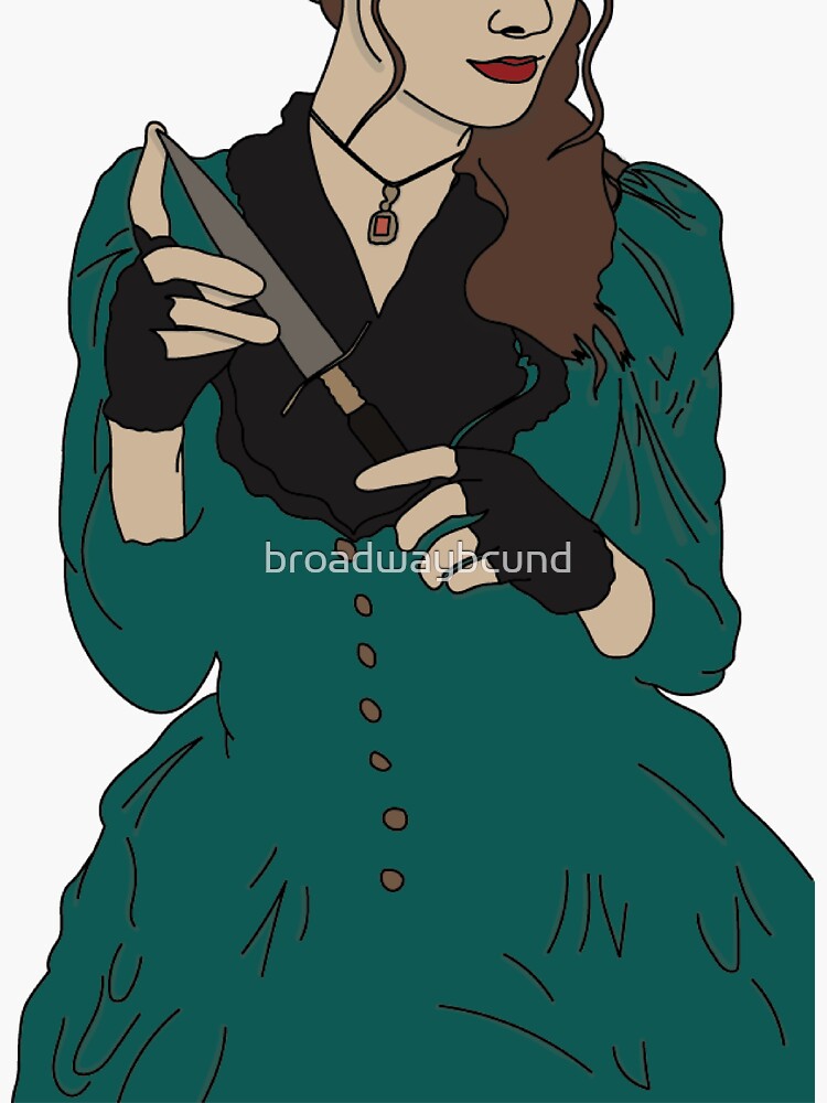 "Stalking Jack the Ripper " Sticker for Sale by broadwaybcund | Redbubble
