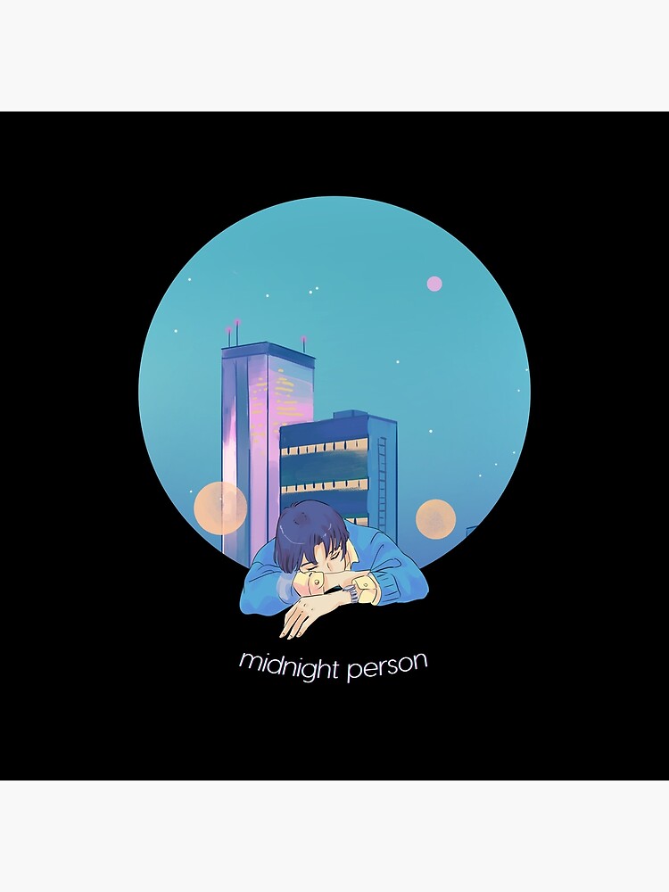 "Midnight Person Lo-Fi " Poster for Sale by MaschiBruno | Redbubble