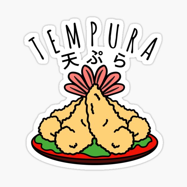 "Kawaii Japanese Food - Tempura" Sticker for Sale by nvaleroso | Redbubble