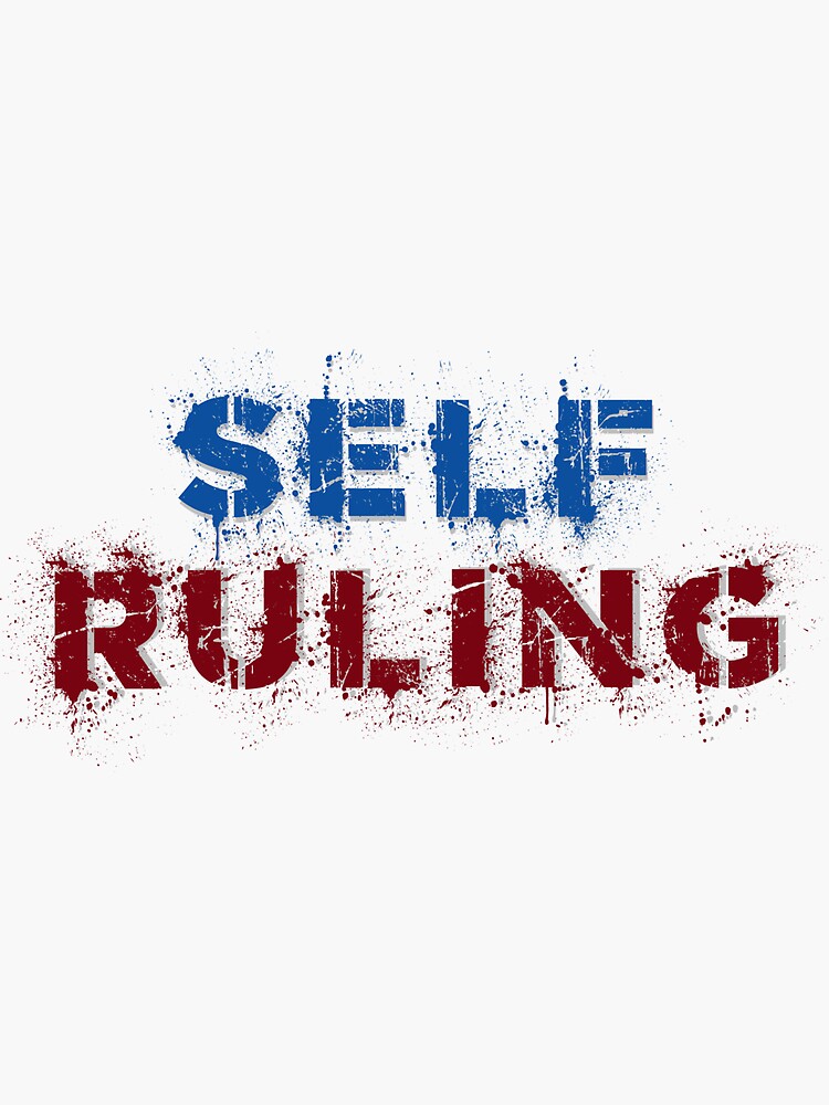 "Self ruling " Sticker by MashkeZEAM | Redbubble