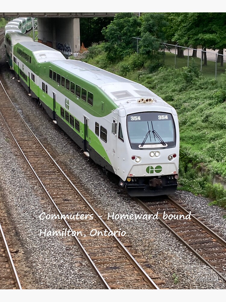 "Homeward bound commuter train" Sticker for Sale by vanlion1 | Redbubble