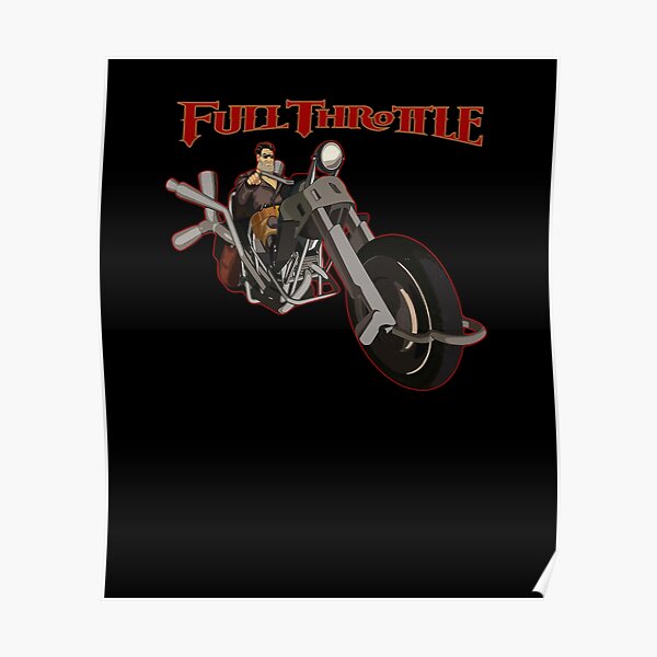 "Full Throttle" Poster for Sale by animeri | Redbubble