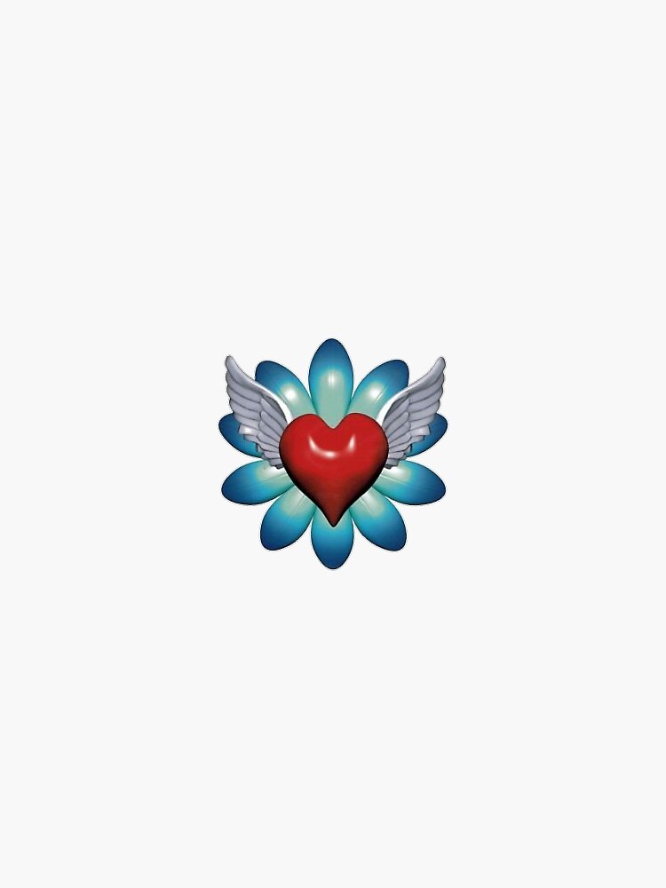 "y2k heart" Sticker for Sale by frabbianchi | Redbubble