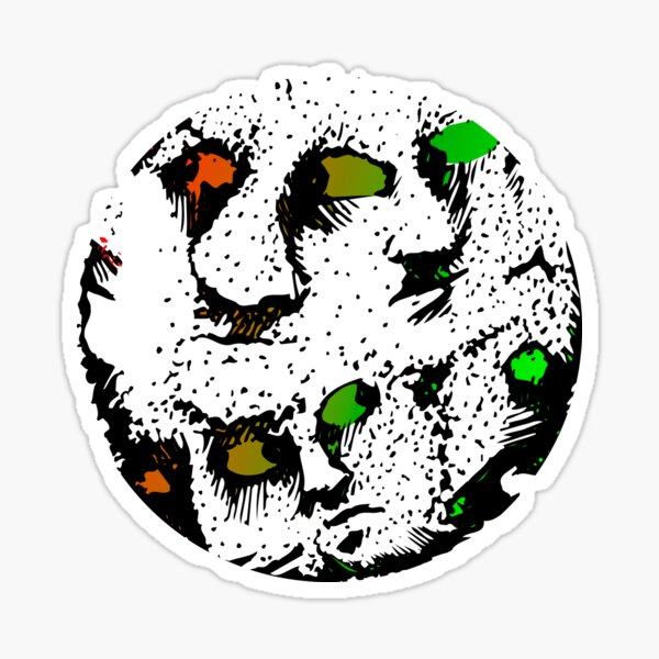 "Scary Faces" Sticker by franktact | Redbubble