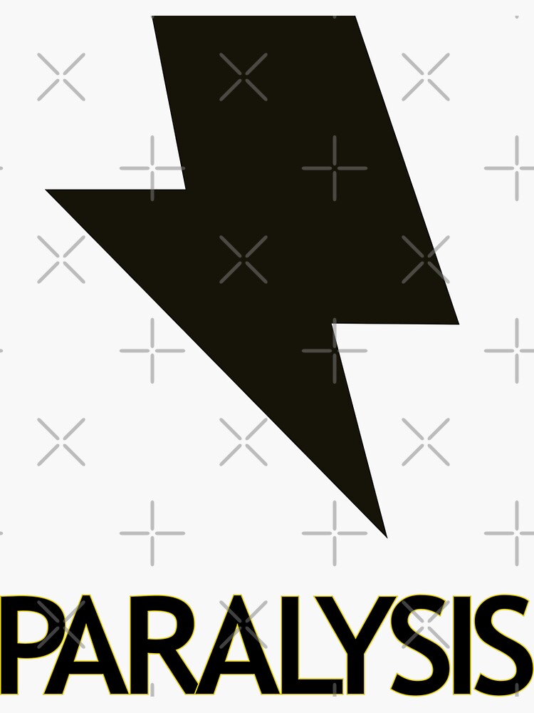"Paralyzed Status Effect" Sticker for Sale by Biochao | Redbubble