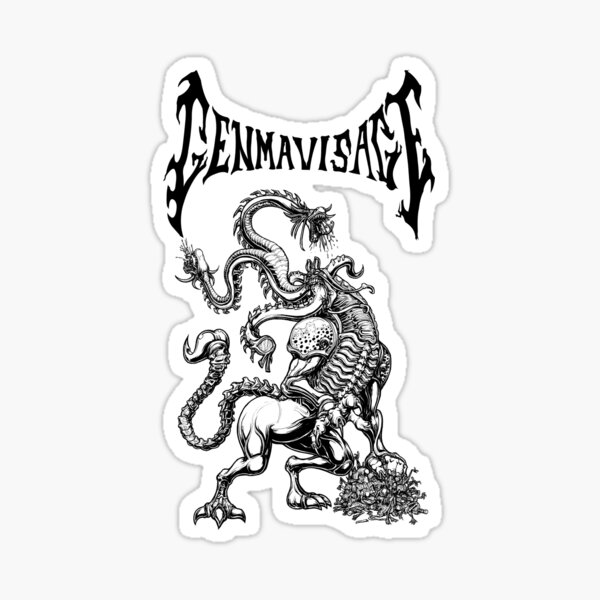 "Genma Visage Seker Sphinx" Sticker for Sale by TukeWorks-GV | Redbubble