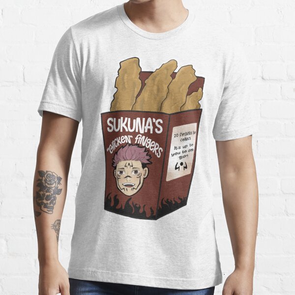 "sukuna's fingers pun, jujutsu kaisen jjk snack series" T-shirt for ...