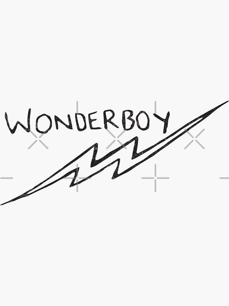 "Wonderboy" Sticker for Sale by Primotees | Redbubble