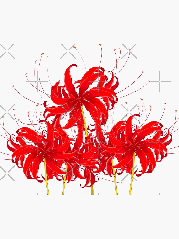 "Dororo Flowers" Sticker by Outerspace-Mex | Redbubble