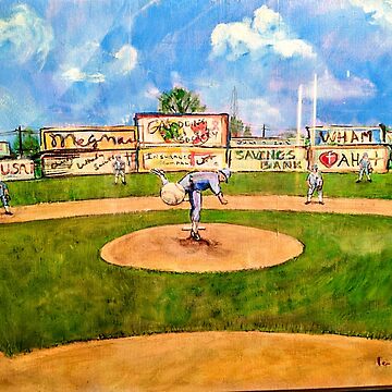 "Behind Home Plate" Poster for Sale by TheArtistsCave | Redbubble