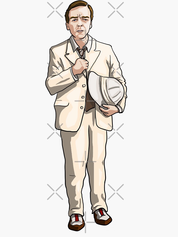 "Jonathan " Sticker for Sale by Amanda Hooser | Redbubble