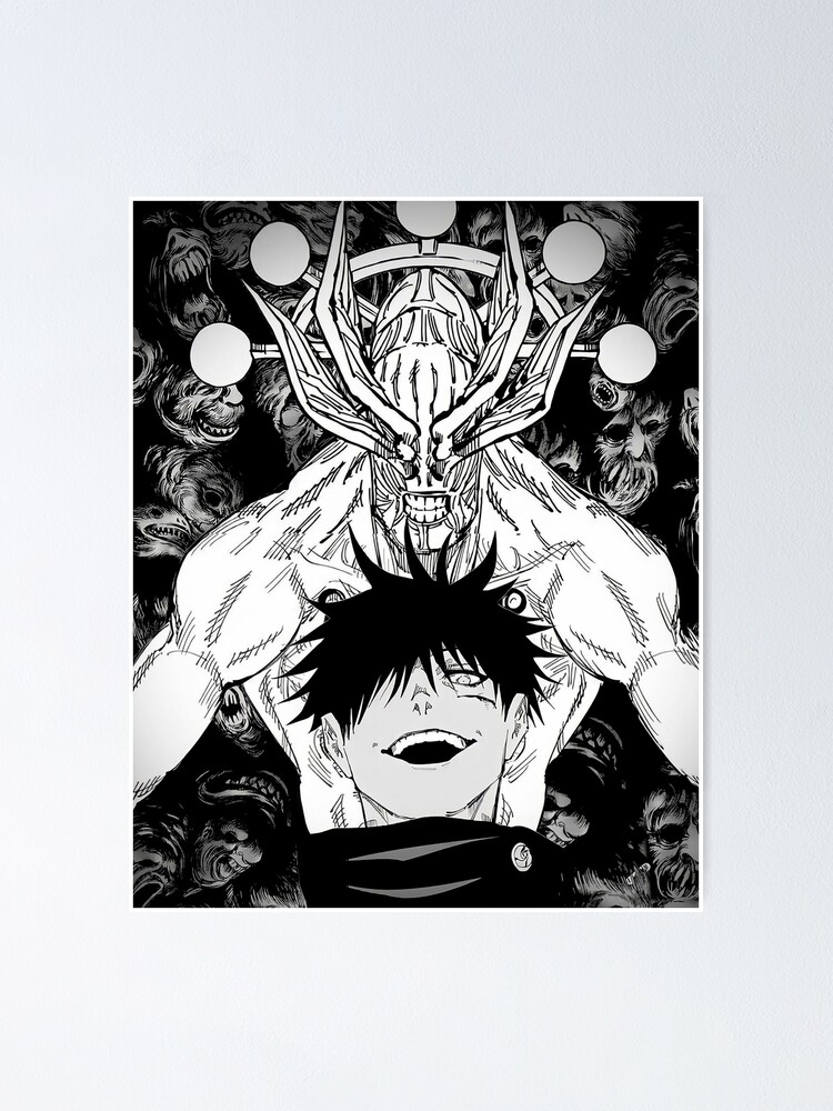 "Megumi & Curse Madness | Jujutsu Kaisen" Poster by AoiDoi | Redbubble