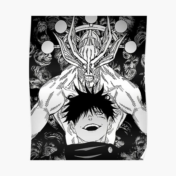 "Megumi & Curse Madness | Jujutsu Kaisen" Poster by AoiDoi | Redbubble