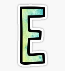 Letter E: Stickers | Redbubble