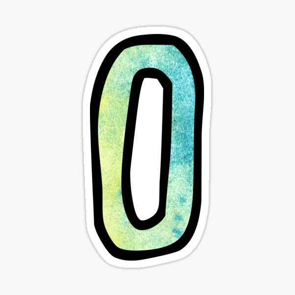 "Letter O" Sticker for Sale by ABSDesigns | Redbubble