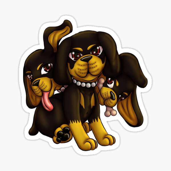 "Cerberus" Sticker for Sale by Amber-Studio | Redbubble