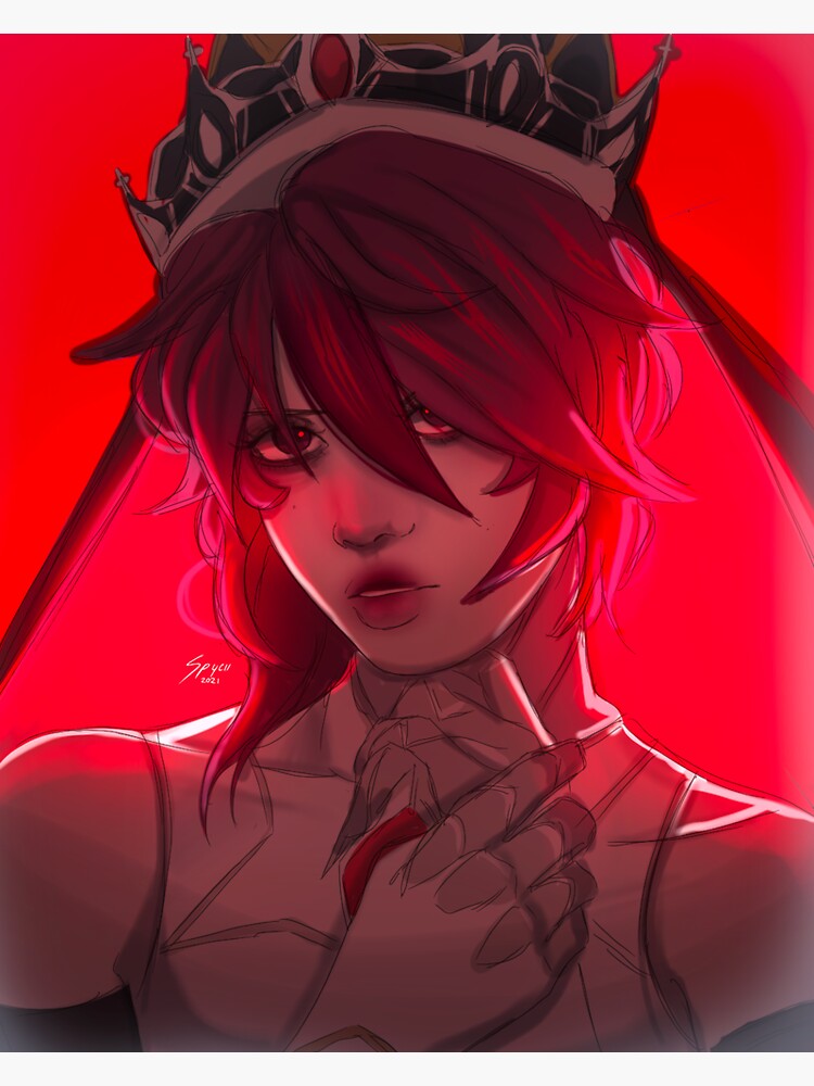 "Genshin impact - Rosaria " Sticker for Sale by SpyciiArts | Redbubble