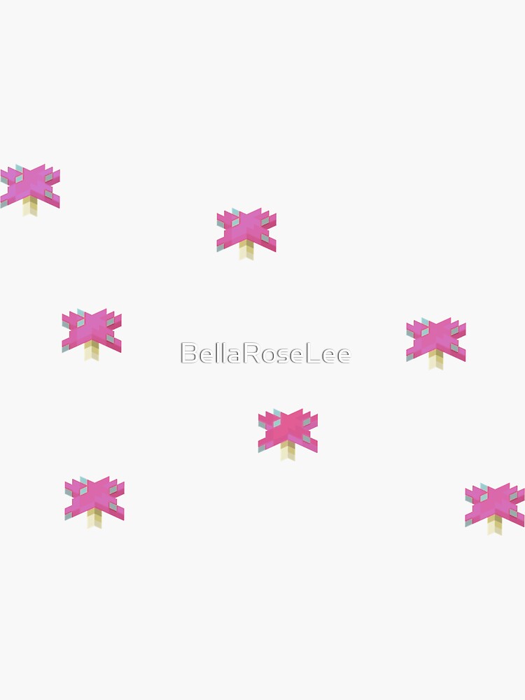 "Minecraft Pink Mushroom Sticker Pack" Sticker for Sale by BellaRoseLee ...