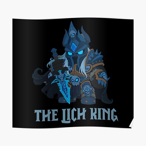 "Cartoon The Lich King " Poster by copticcast | Redbubble