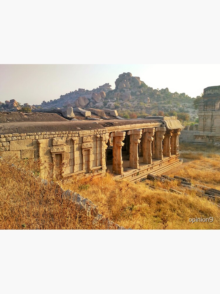 "Hampi Temple Ruins" Sticker for Sale by opinion9 | Redbubble