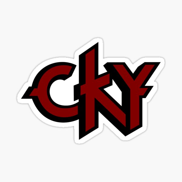 "CKY red version" Sticker for Sale by MikePerious | Redbubble