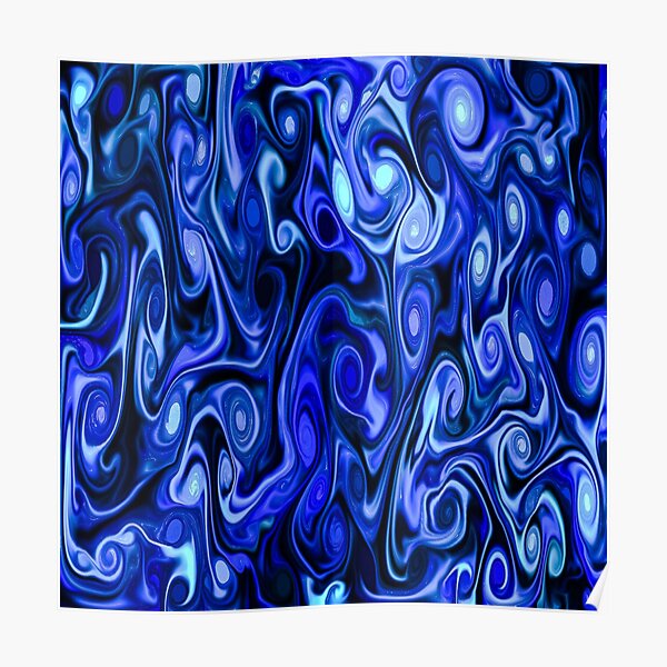 "Swirls of magic" Poster by KartikeyTyagi | Redbubble